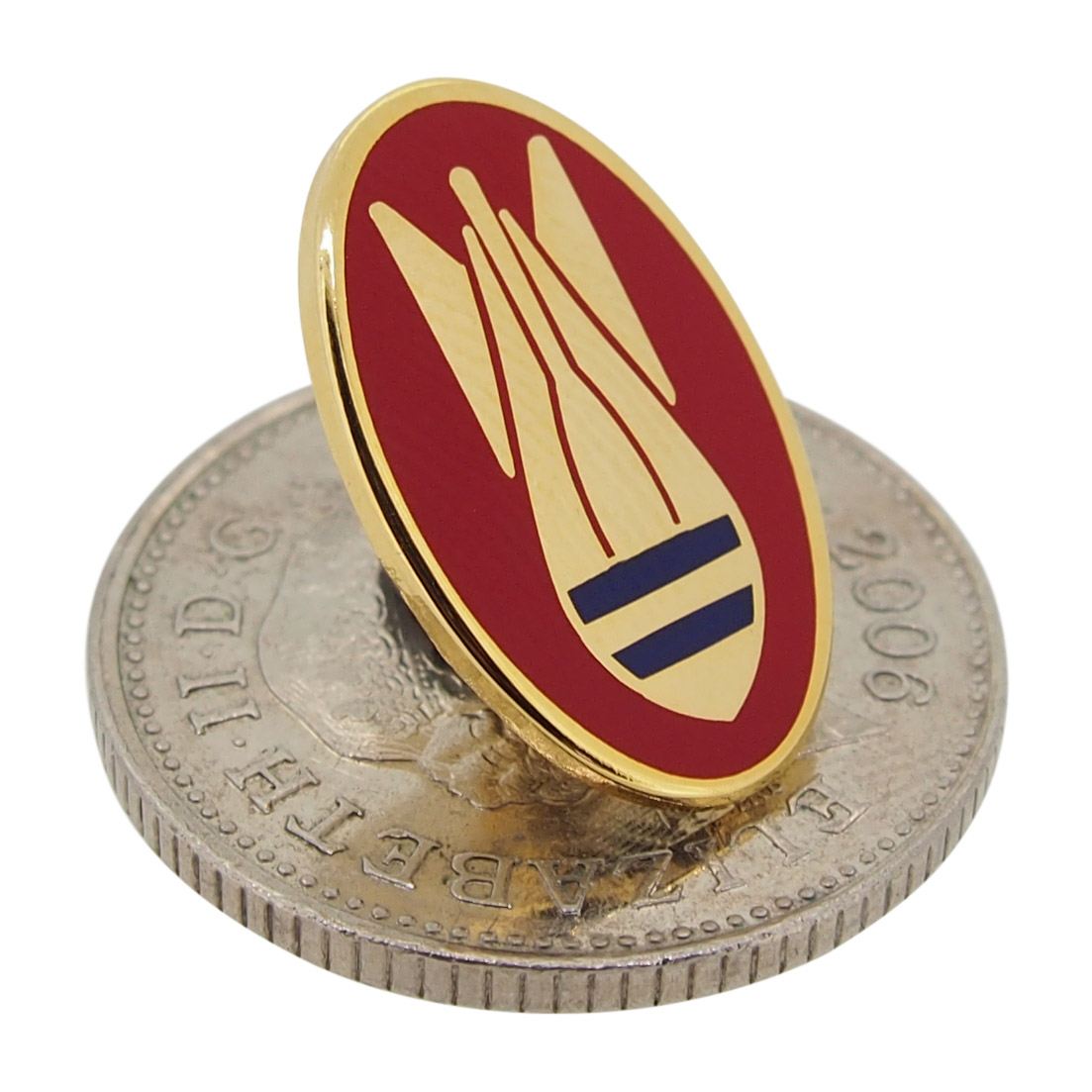 33 Engineer Regiment (EOD) Bomb Disposal Lapel Badge