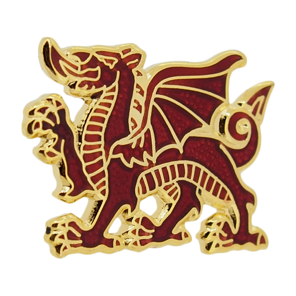 Welsh Dragon Lapel Badge